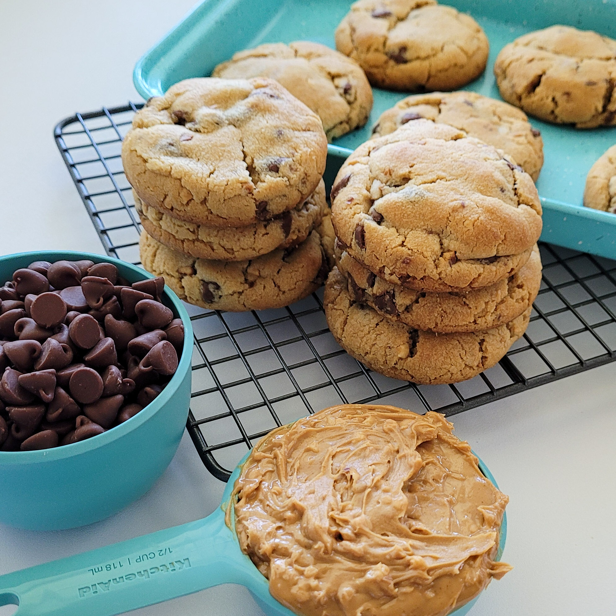 Peanut Butter with Chocolate Chips - Wonderland Cookies